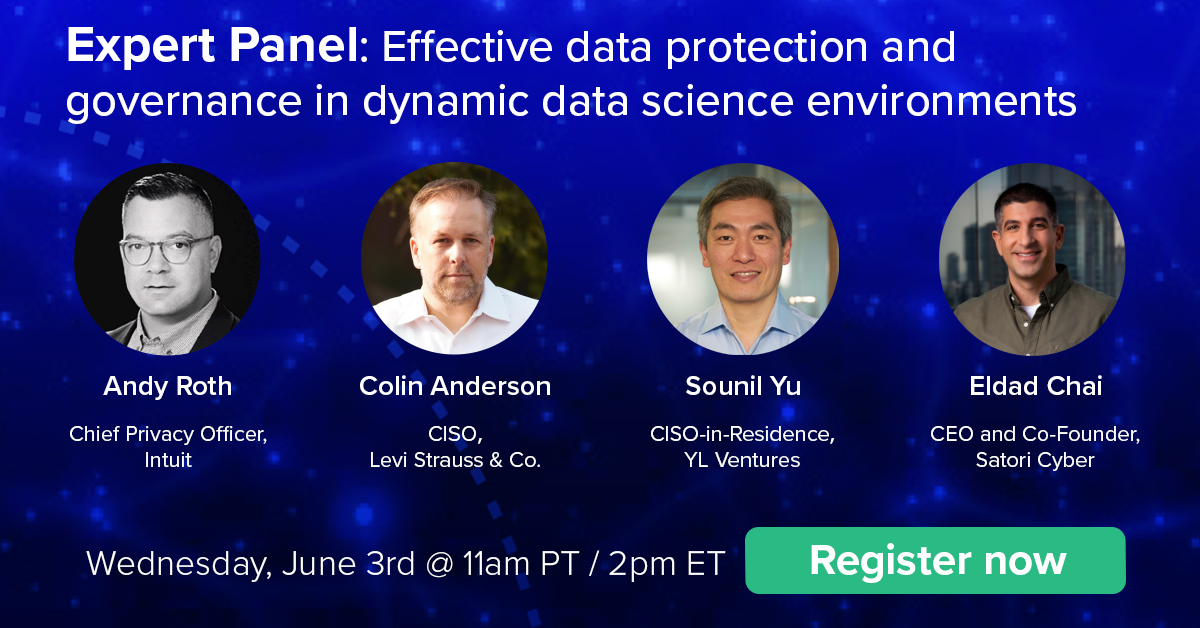 Expert Panel: Effective data protection in dynamic data-science env